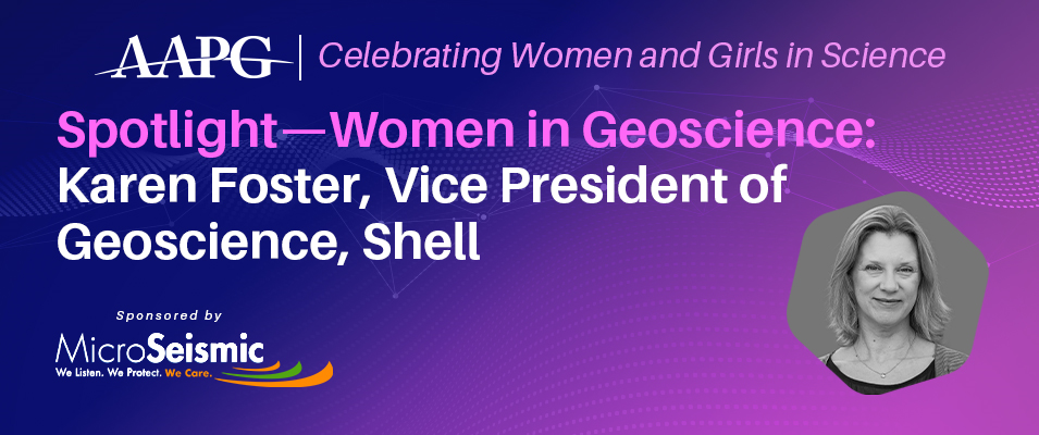 Spotlight—Women in Geoscience: Karen Foster, Shell