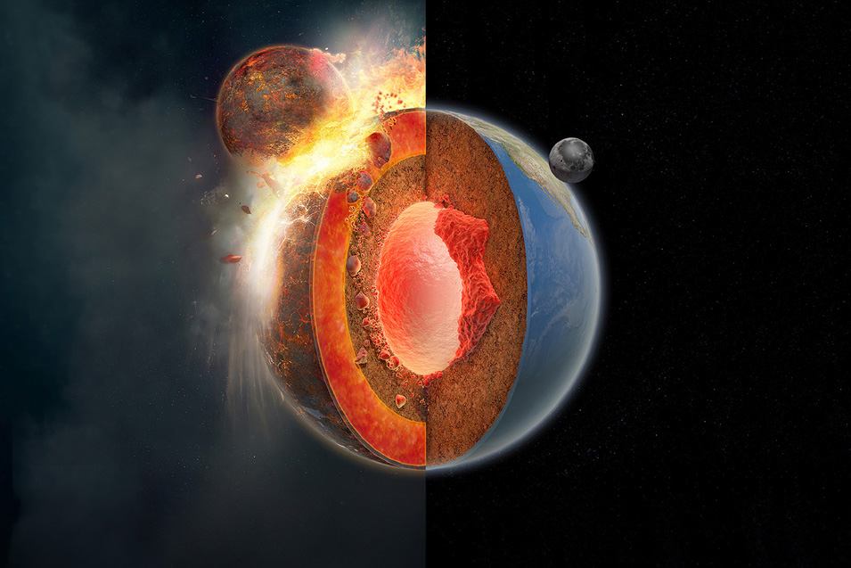 When Earth Met Theia